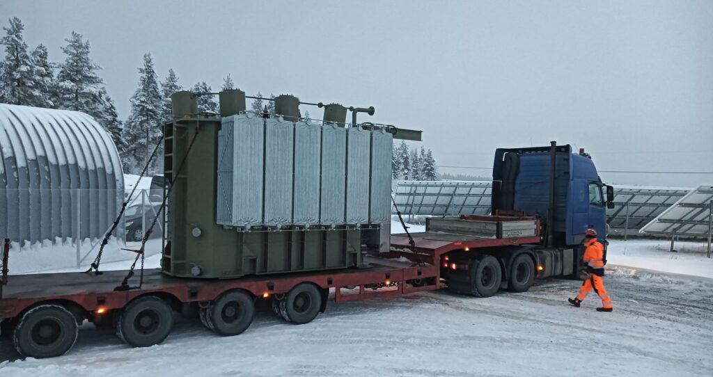 Power transformer for battery energy storage system in Finland