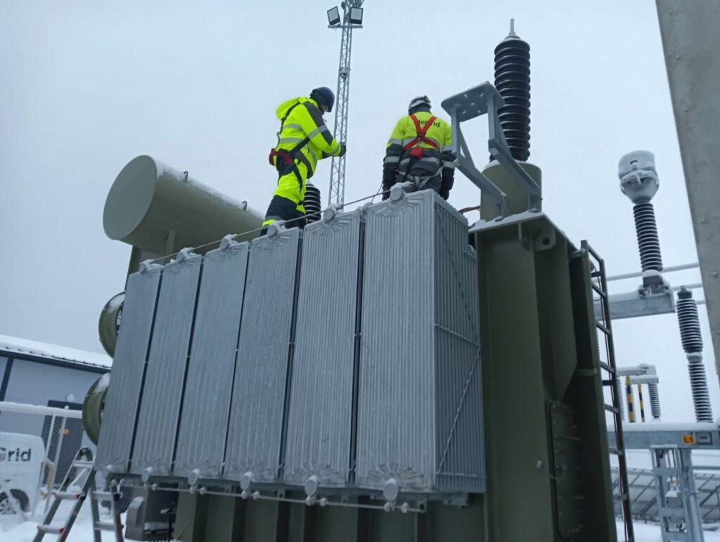 Power transformer for battery energy storage system in Finland